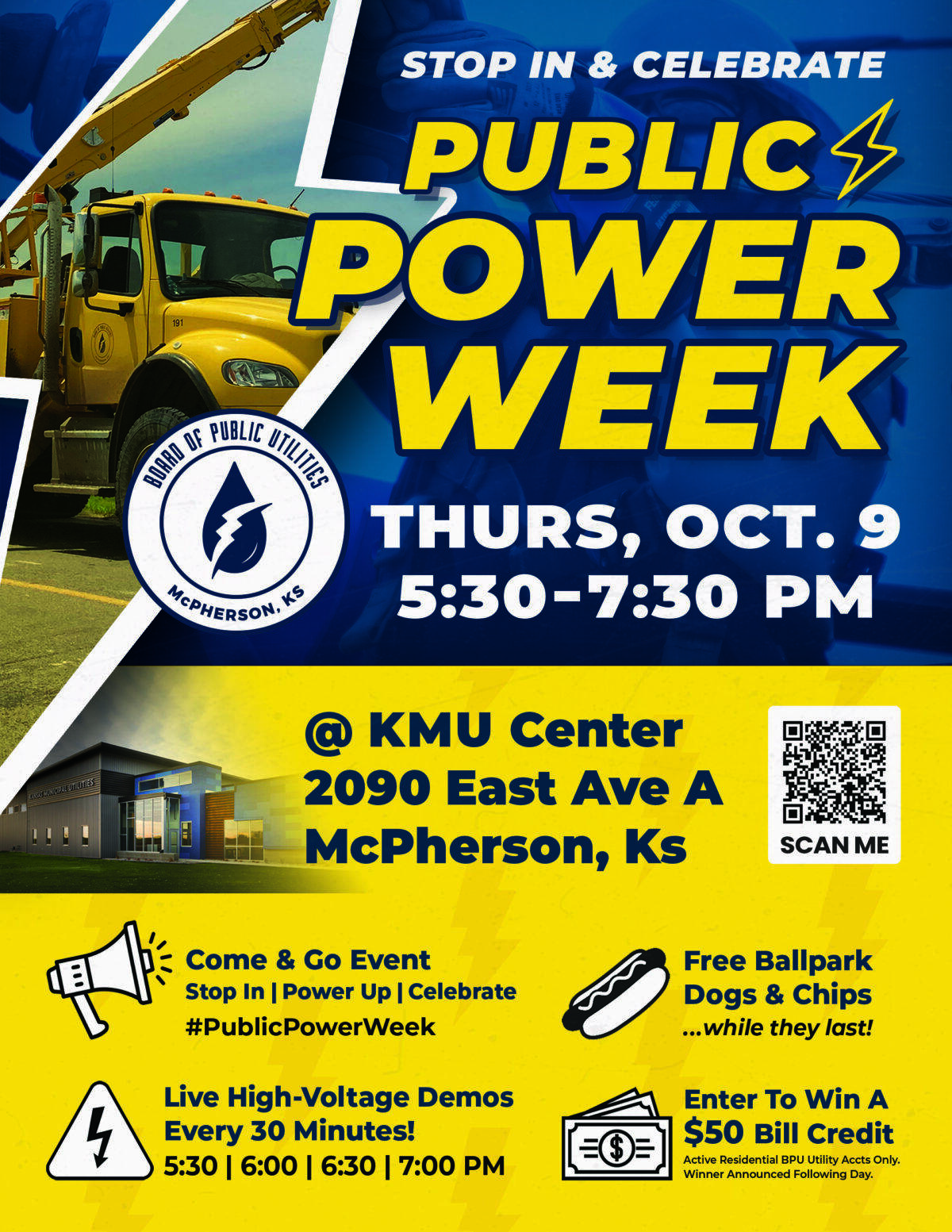 Celebrate Public Power Week with BPU – McPherson BPU